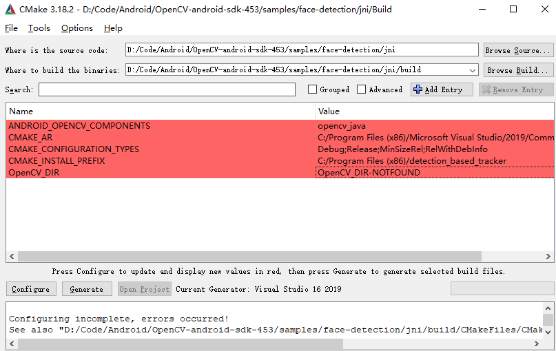 OpenCV开发之——人脸识别库生成so文件 | PGzxc
